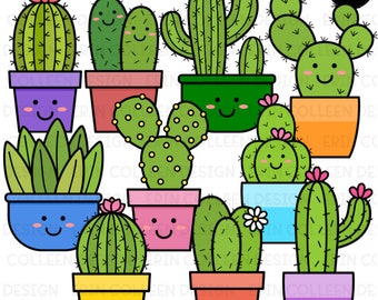 Fruit Clipart - With and Without Faces - Happy Fruit - Produce - Color ...