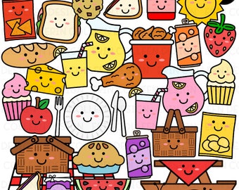 Popsicle Cuties Clipart - With and Without Faces - Summer - Frozen ...