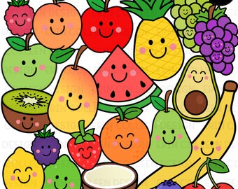 Popsicle Cuties Clipart - With and Without Faces - Summer - Frozen ...