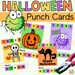 Halloween Punch Cards for Rewards, Behavior, Classroom Management ...