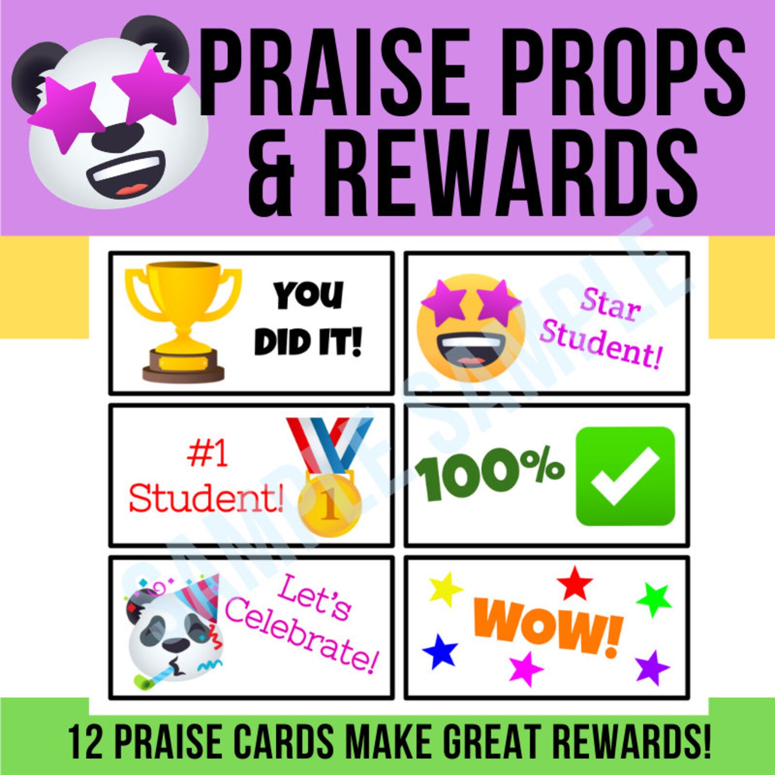 Positive Praise Props & Rewards for Online ESL Teachers PDF | Etsy
