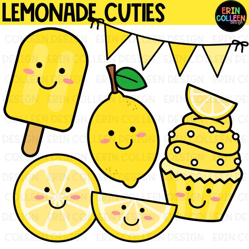 Lemonade Cuties Clipart - Summer - Lemonade Stand - Lemons - Lemon Food ...