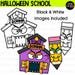 Halloween School Clipart - Halloween Clipart - Scary School Supplies ...