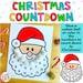 Countdown to Christmas Craft Santa Beard Printable Download - Etsy