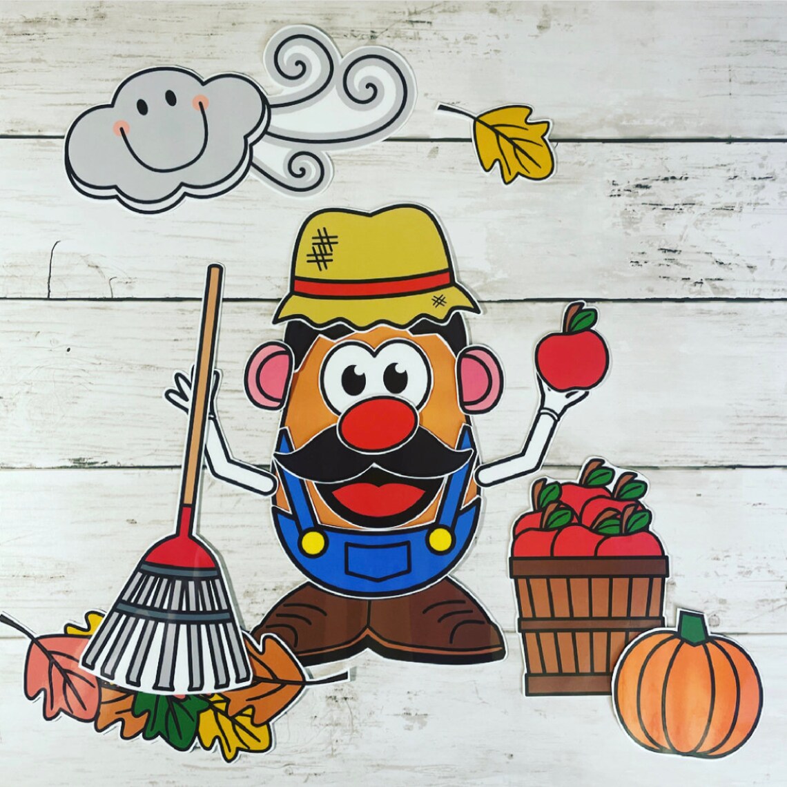 Build A FALL Potato Head and Accessories Dress up Paper Doll, DIGITAL ...