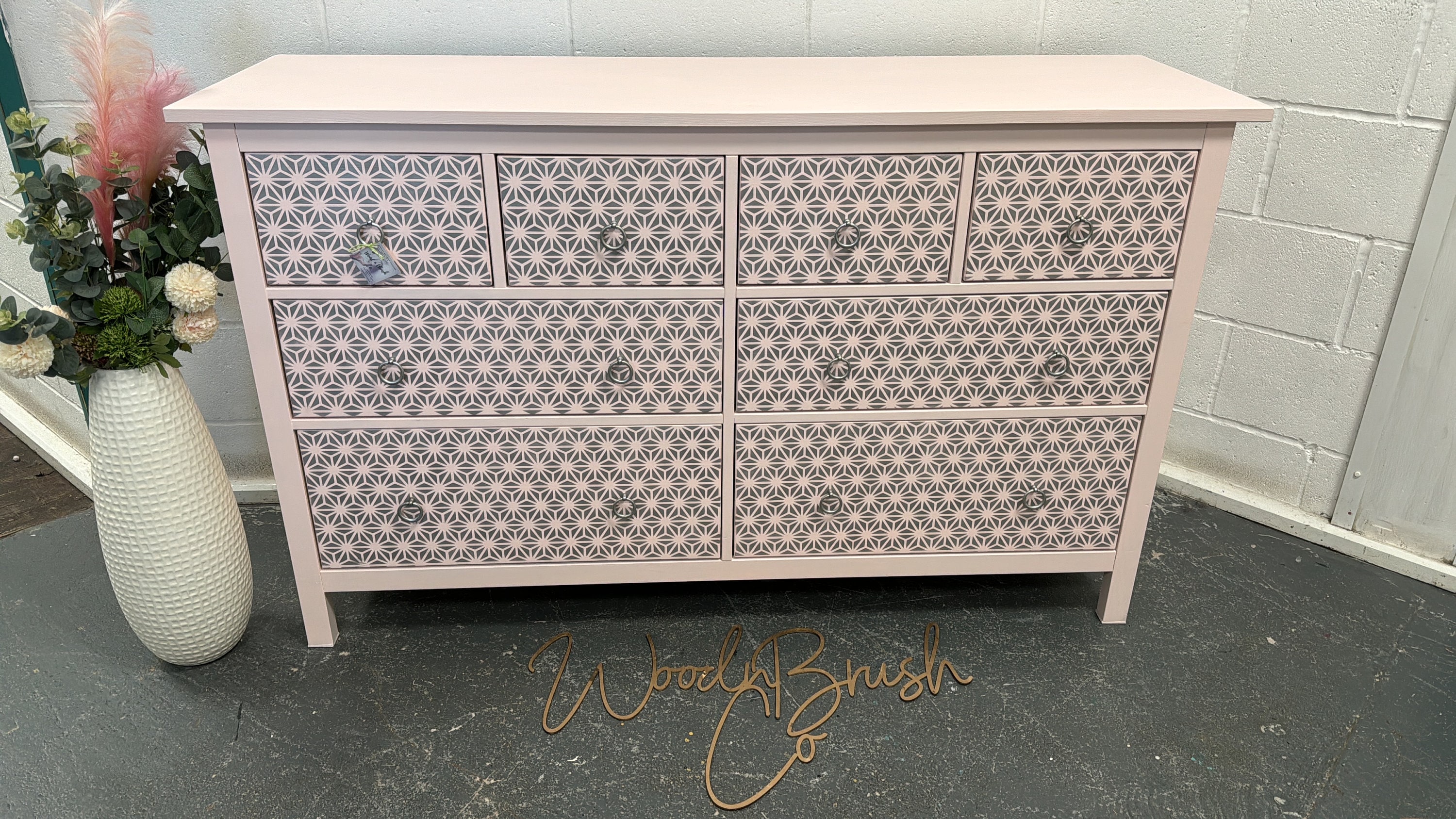 Geometric Double Chest of Drawers Etsy