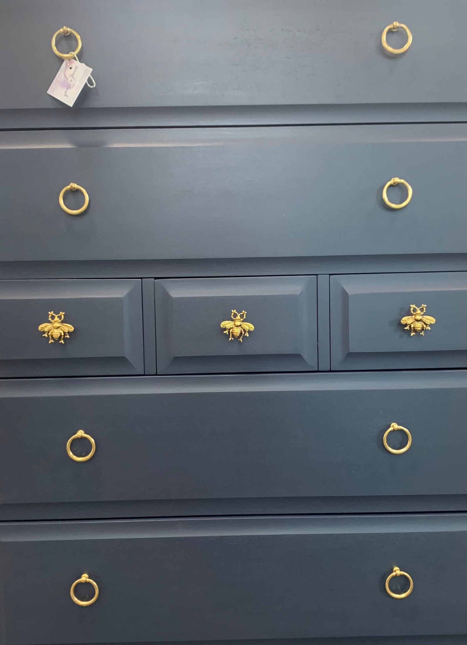 Stag Minstrel Chest of Drawers Tall Boy Mid Century Painted | Etsy