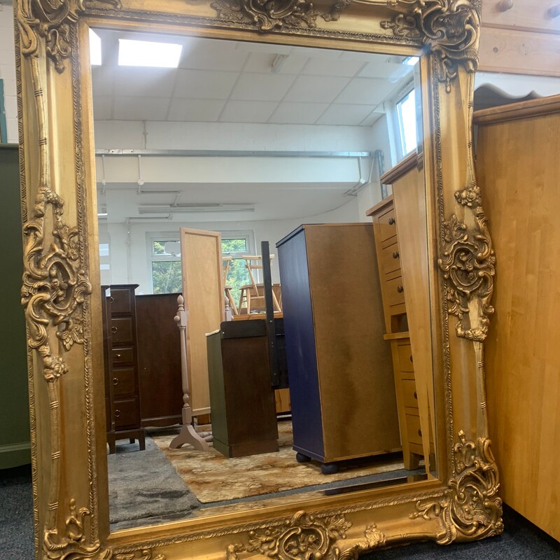 Large Antique Mirror - Etsy