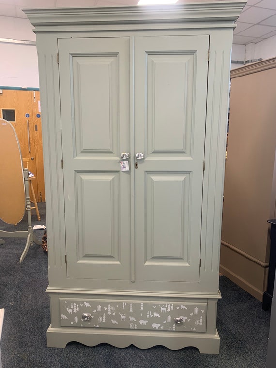 Custom Painted Wardrobe Double Single Painted Bespoke - Etsy