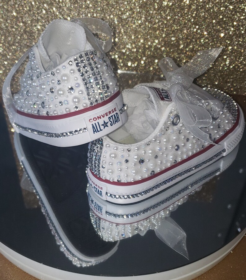 Infant and Toddler Bling Converse - Etsy