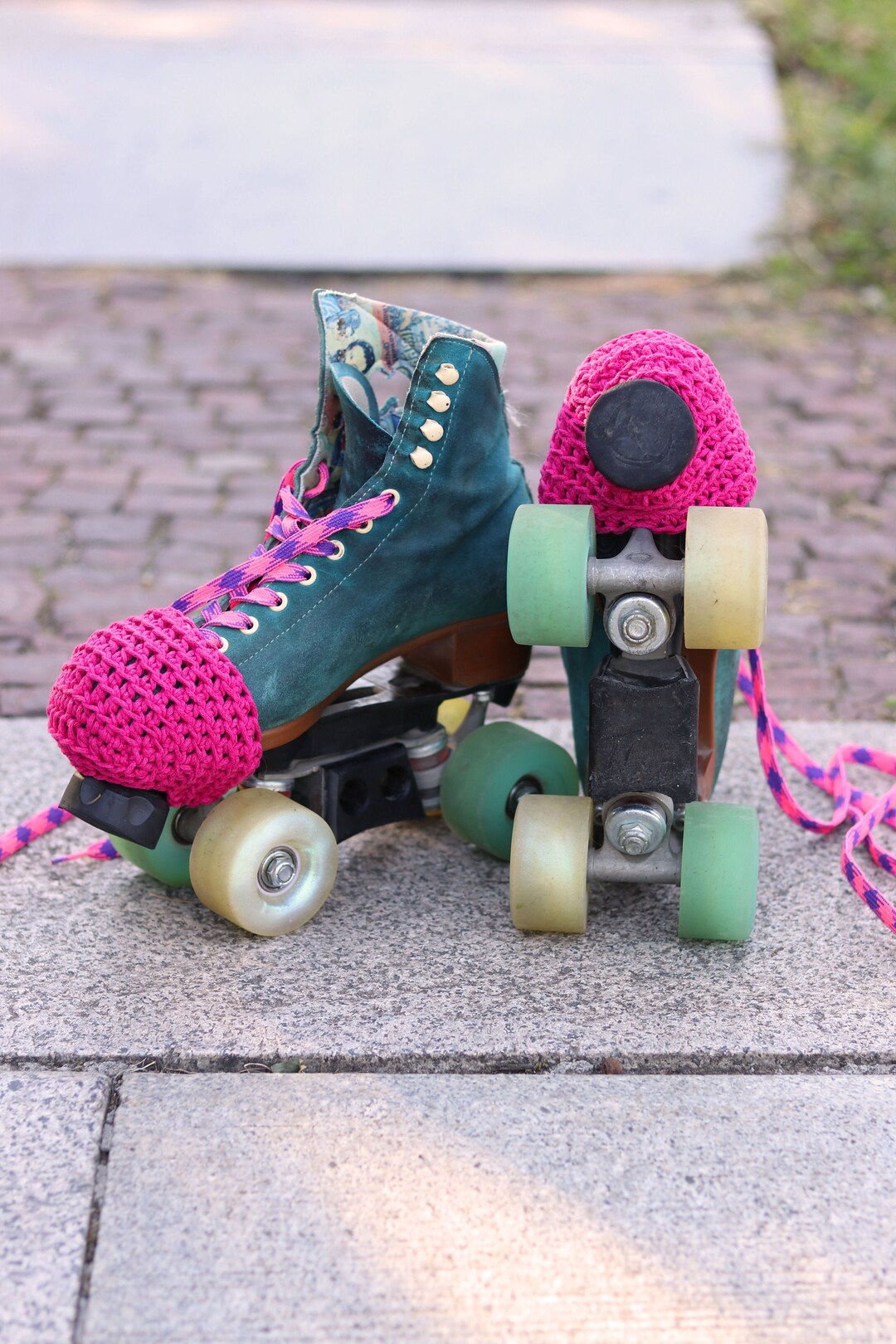 Roller Skate Toe Caps, Toe Guards, Roller Skate Toe Covers, Fuchsia Toe ...