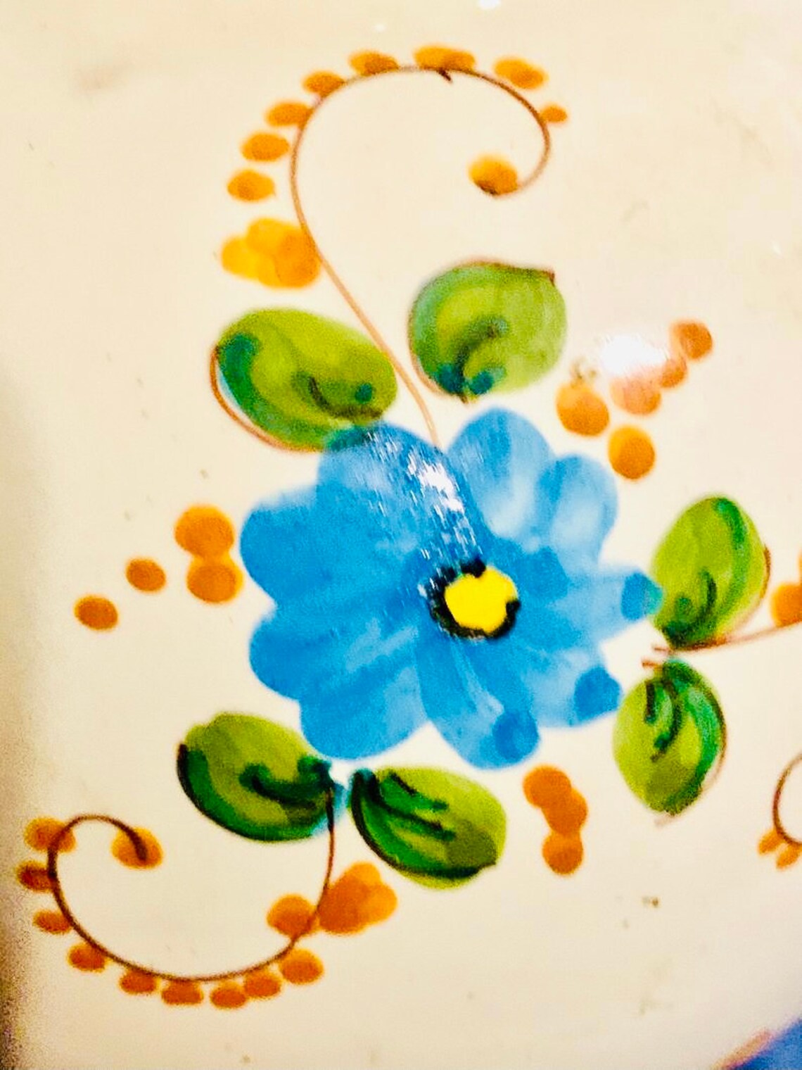 Deruta Vintage Pitcher Italian Large Handpainted Pitcher Beautiful ...