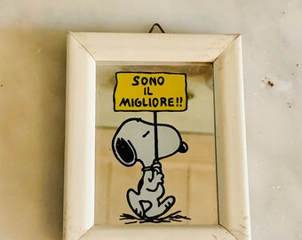 Snoopy Mirror - Etsy UK