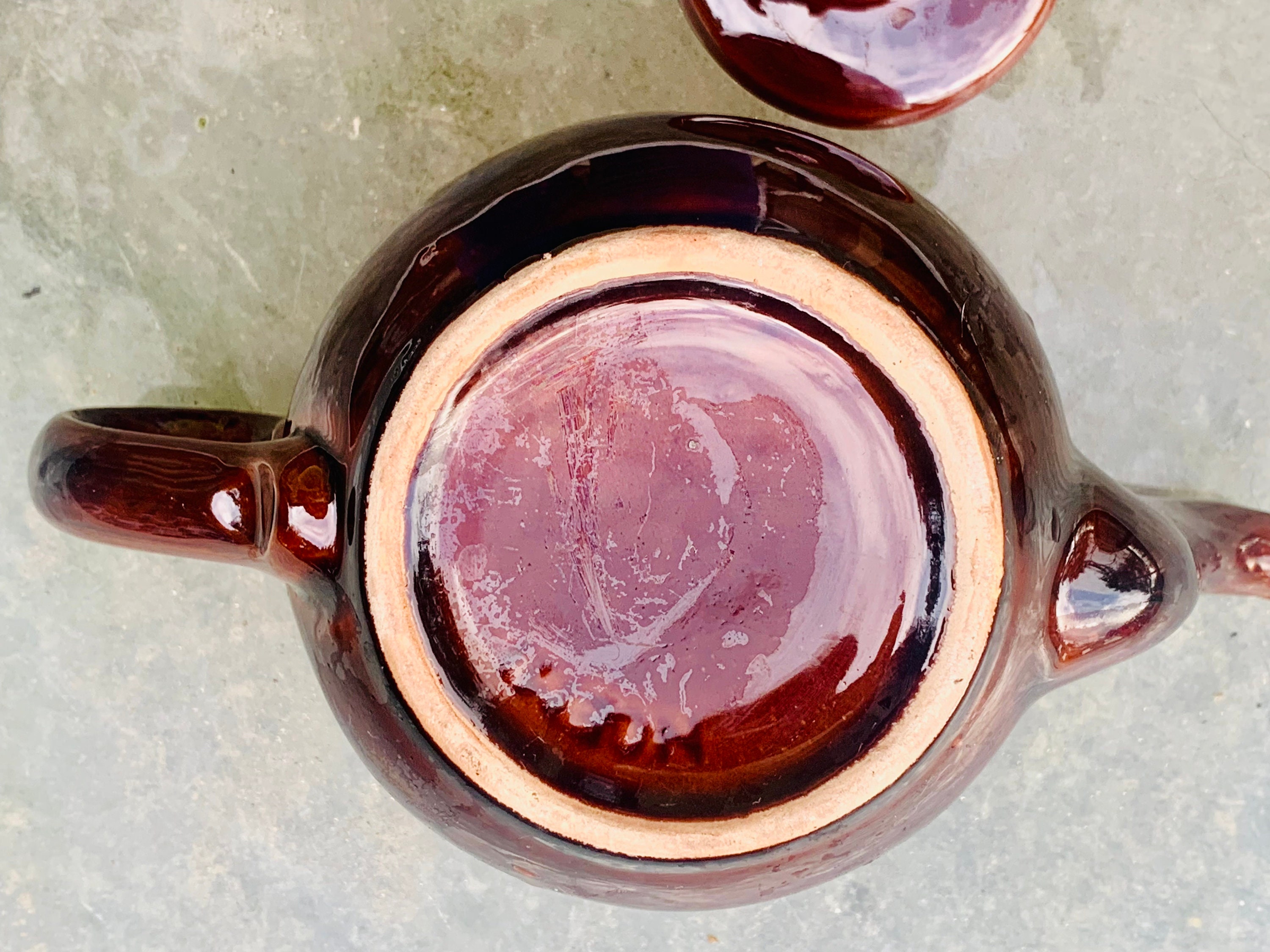 Terracotta Teapot Beautiful Antique Teapot in Brown Glazed Terracotta ...