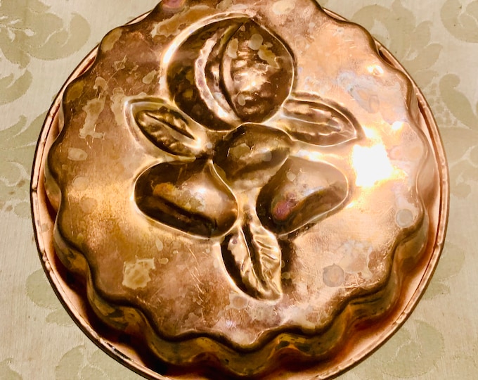 Vintage Copper Italian Antique Copper Mold Vintage Copper Pudding Mold ...