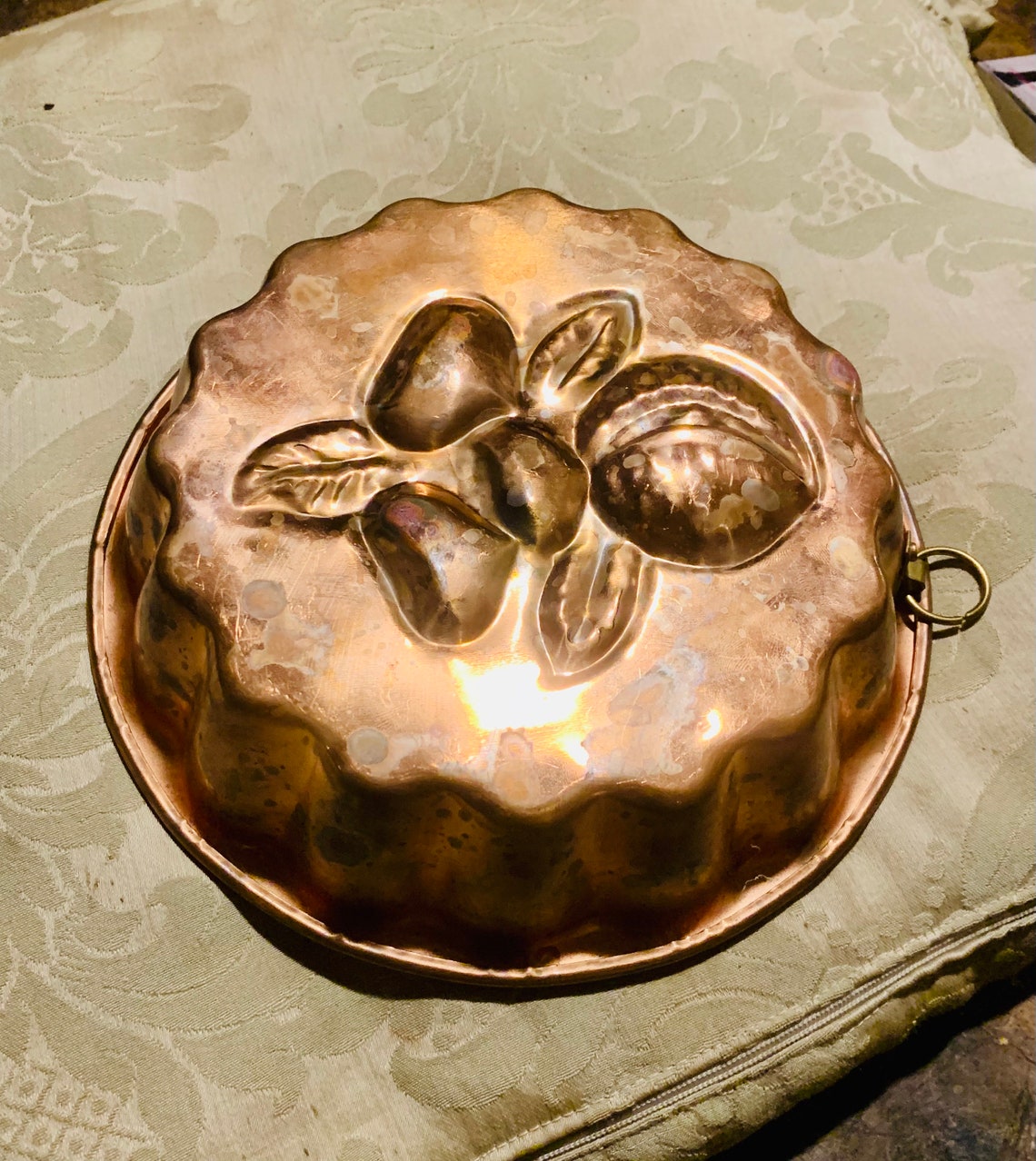 Vintage Copper Italian Antique Copper Mold Vintage Copper Pudding Mold ...