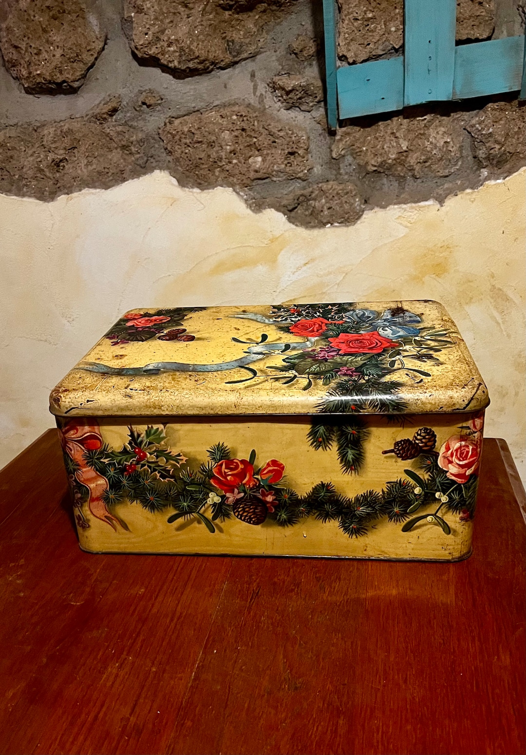 Motta Christmas Extra Large Vintage Italian Tin Box - Etsy