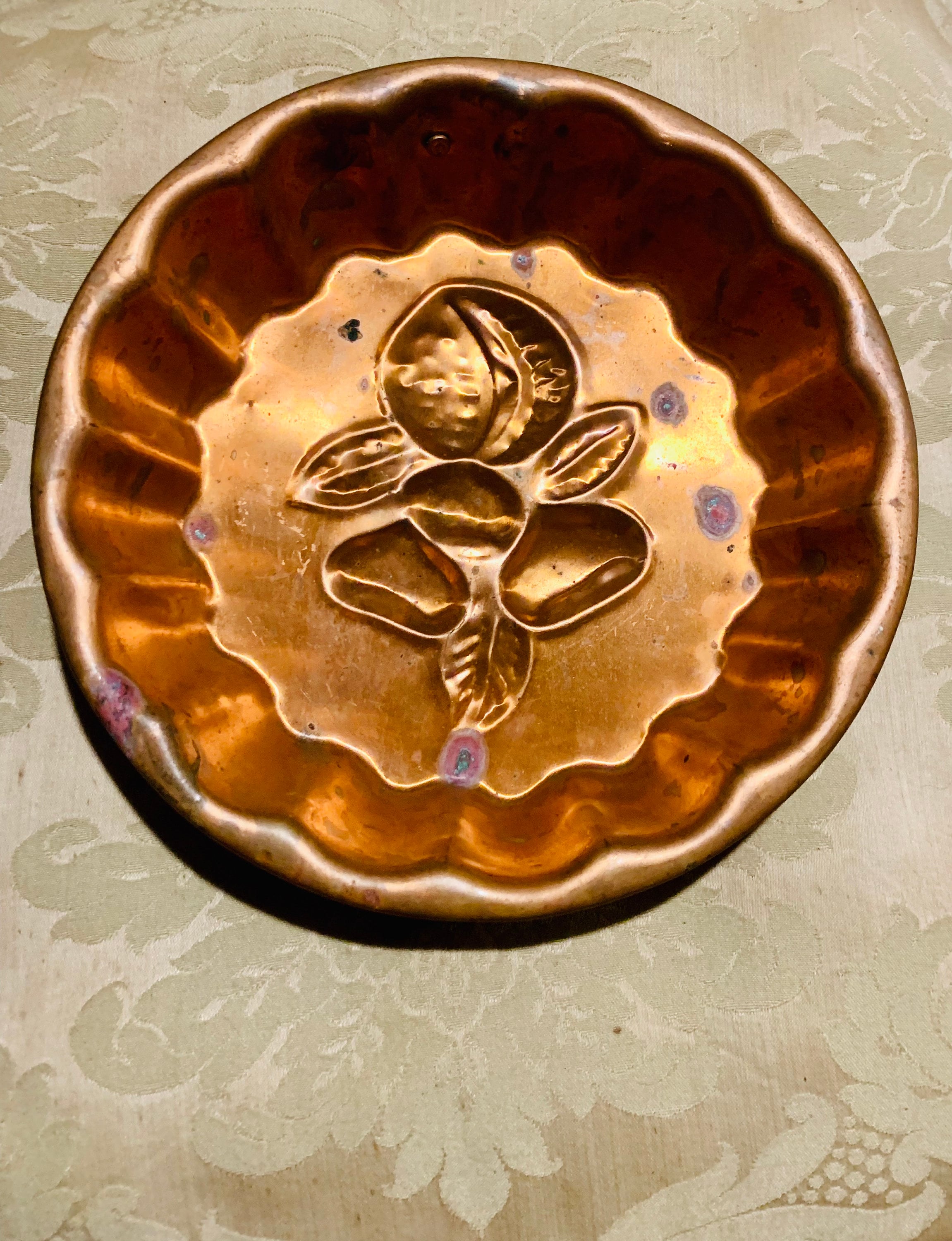 Vintage Copper Italian Antique Copper Mold Vintage Copper Pudding Mold ...
