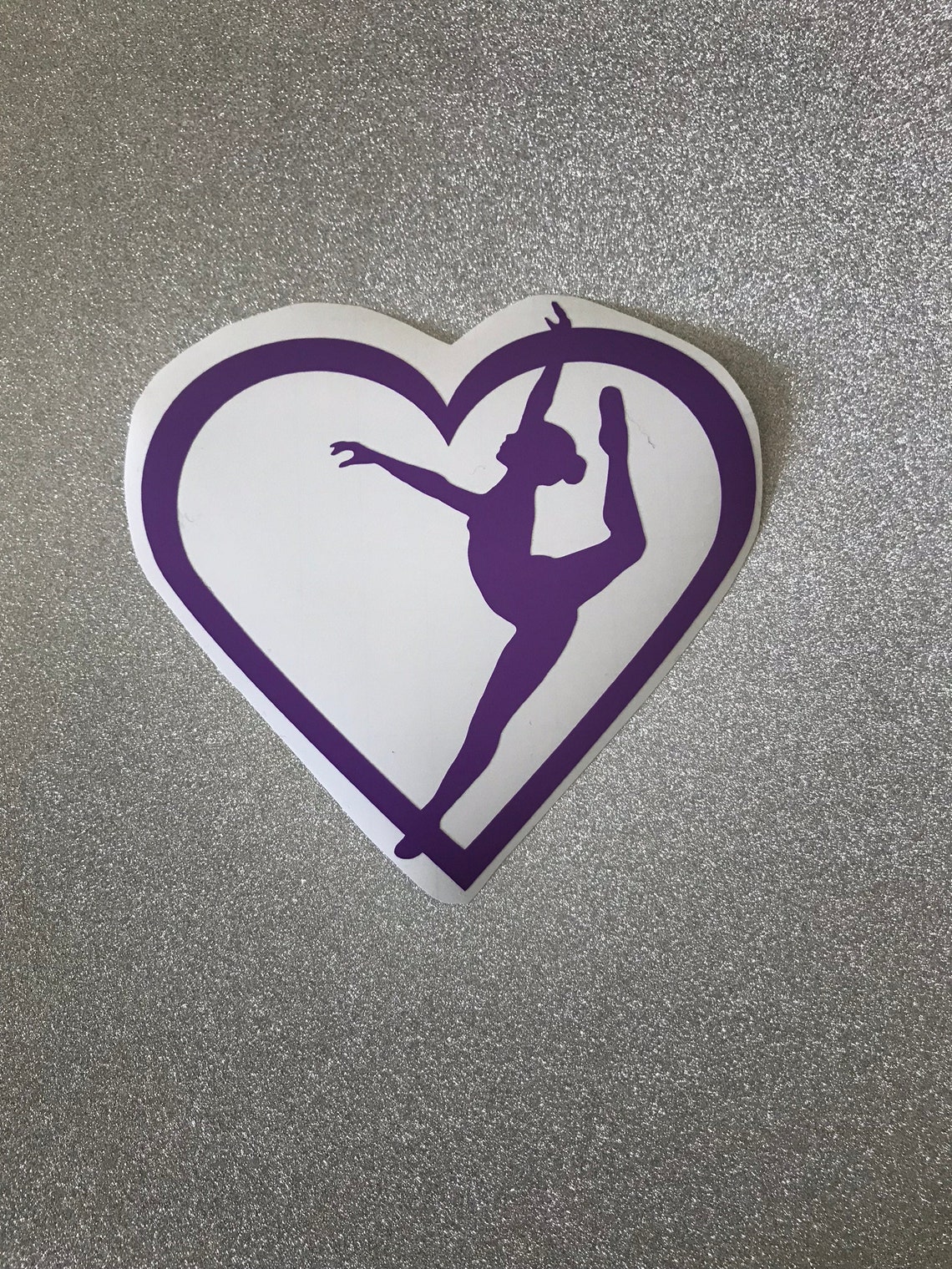 Dance Decal Dancer Decal Dance Heart Decal Vinyl Decal | Etsy