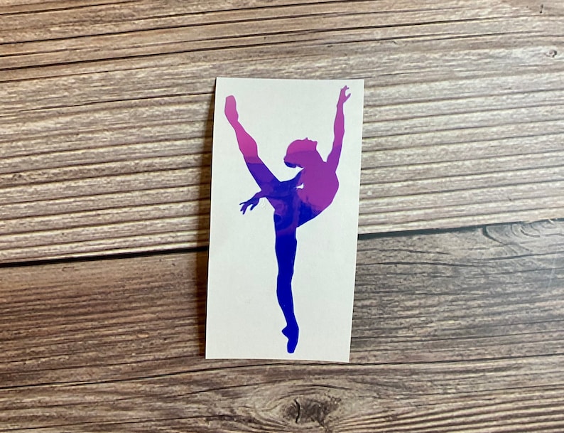 Ballet Dancer Vinyl Decal: Car, Laptop, Water Bottle Sticker - Etsy