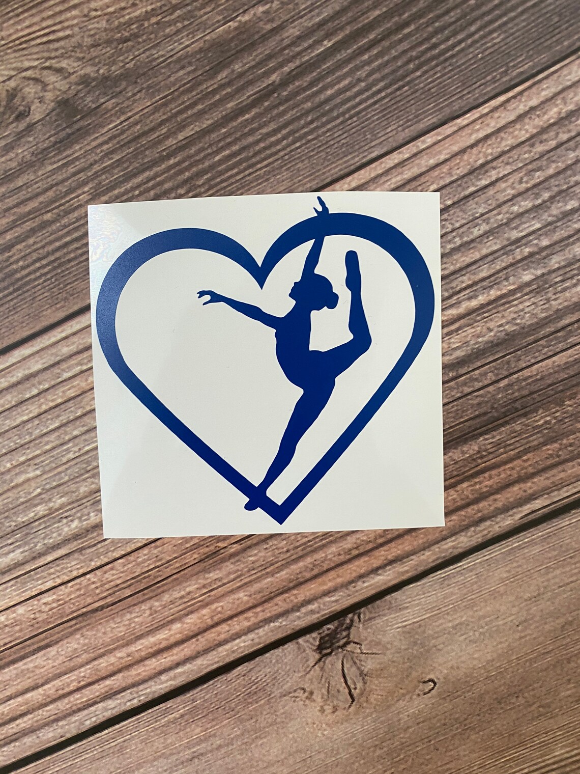 Dance Decal Dancer Decal Dance Heart Decal Vinyl Decal | Etsy