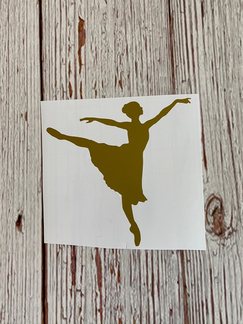 Dance Decal Dancer Sticker Ballet Water Bottle Sticker - Etsy