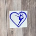 Dance Decal Dancer Decal Dance Heart Decal Vinyl Decal Car Decoration ...