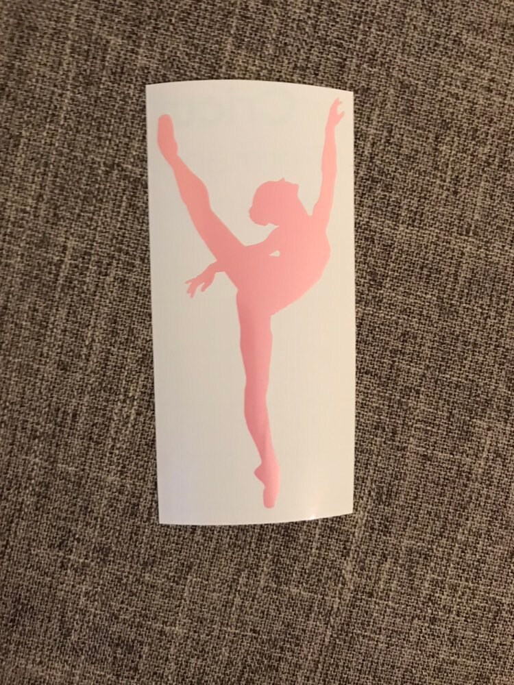 Ballet Dancer Vinyl Decal: Car, Laptop, Water Bottle Sticker - Etsy