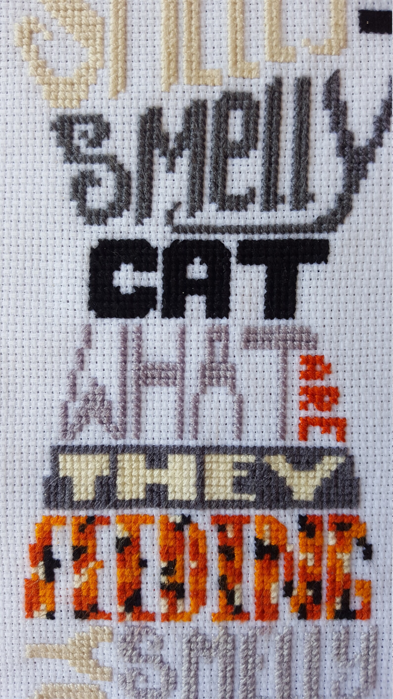 Smelly Cat Cross Stitch Pattern - Etsy