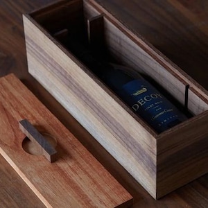 Walnut and Cedar Wine Box - Etsy