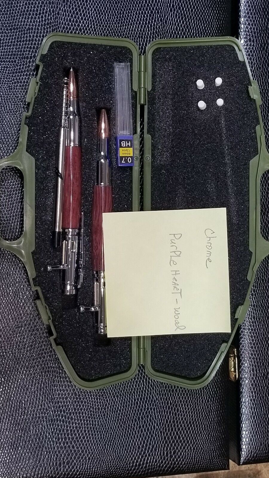 Handmade Full Set 30 Caliber Magnum Bolt Action Bullet Ink Pen Pencil ...