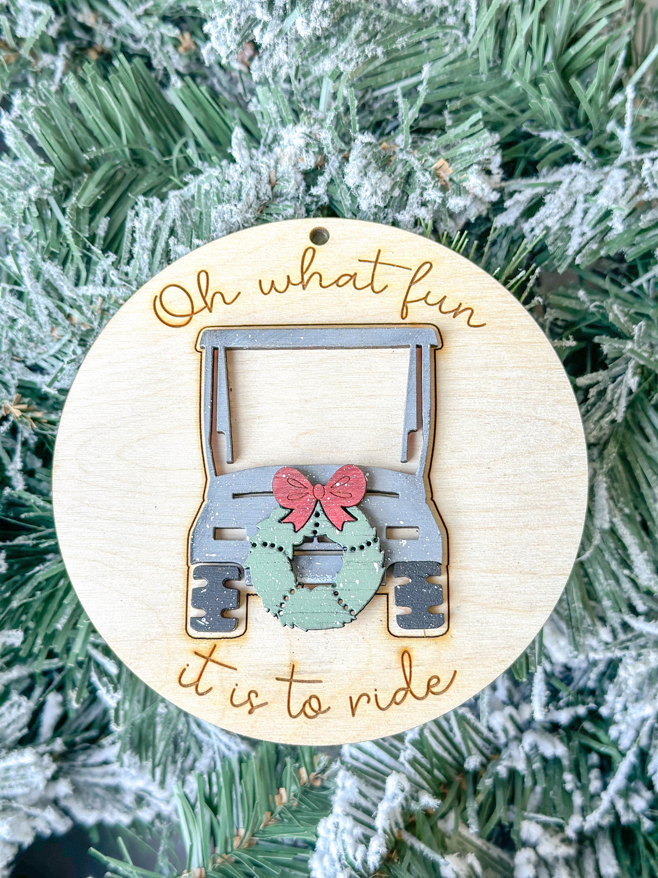 Christmas ATV Ornaments, Christmas Tree Ornaments, Motorcycle ...