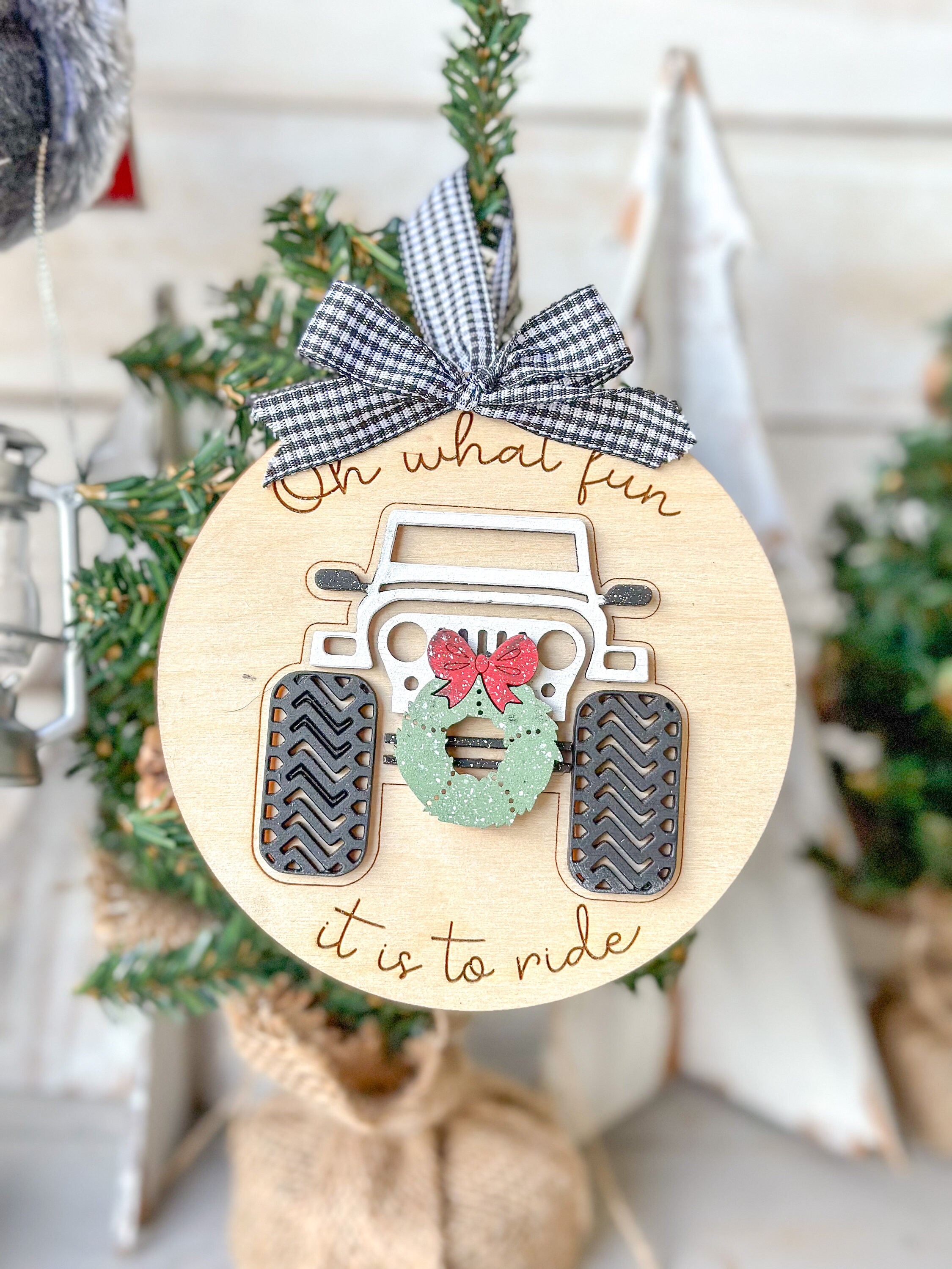 Christmas ATV Ornaments, Christmas Tree Ornaments, Motorcycle ...