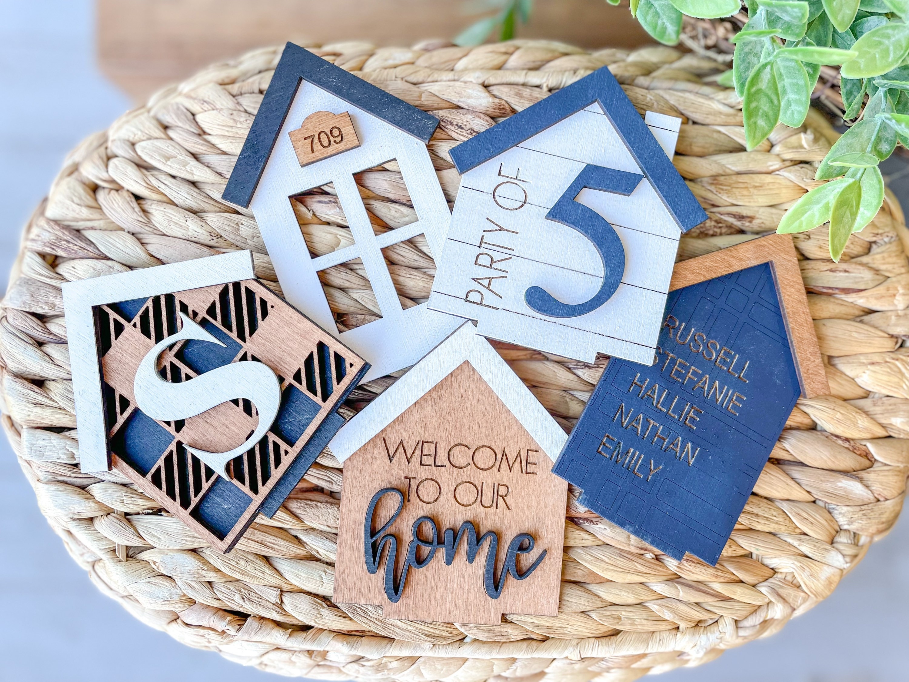 Mini Laser Cut House Scene, Table Center Piece, House Warming Gift ...