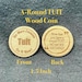 A-round TUIT Wood Coins - Etsy