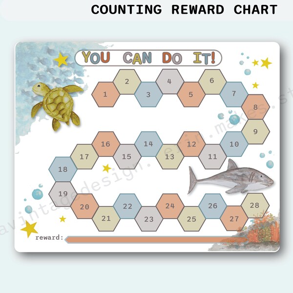 Under the Sea Reward Chart - Etsy