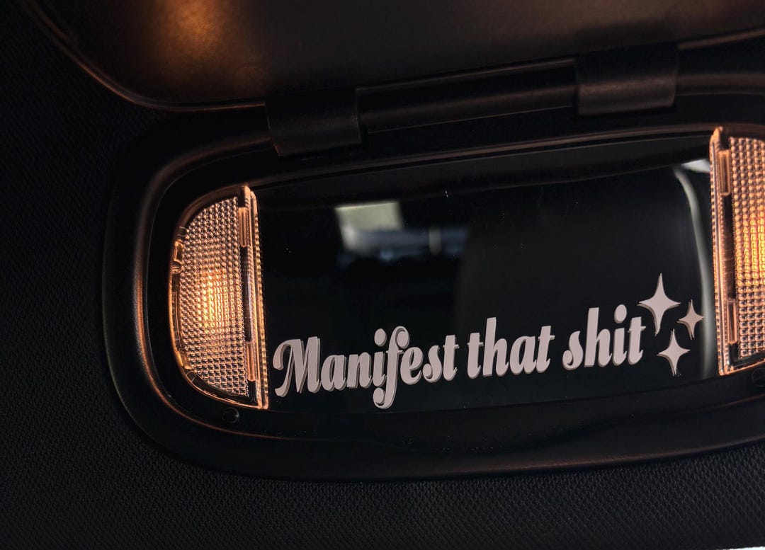 Manifest Vinyl Decal Sticker | Car Mirror Labtop Waterbottle Decal - Etsy