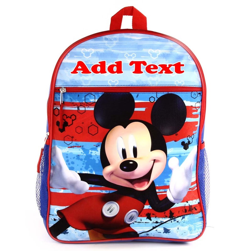 Mickey School Backpack - Etsy