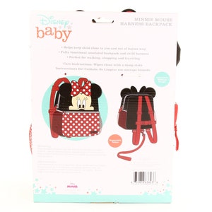 Personalized Minnie Mouse 10 Inch Mini Backpack With Harness - Etsy