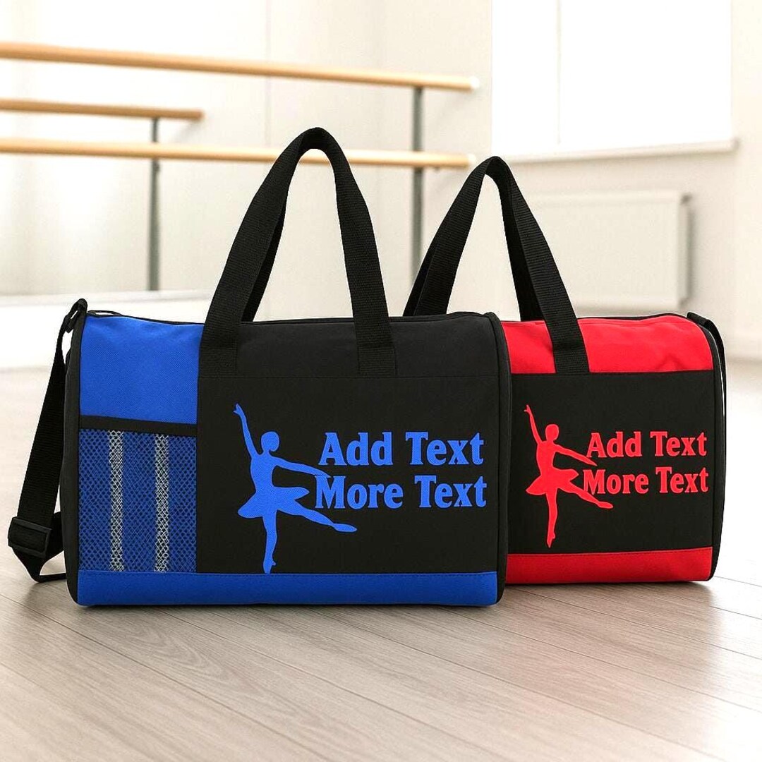 Custom Dance Duffel Bag for Girls Personalized Bag With Name Ballet, Hip Hop, or Jazz Practice ...