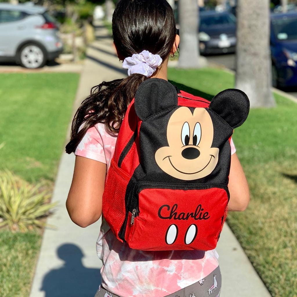 Personalized Disney Mickey Mouse 14 Inch Mini Backpack With 3D - Etsy