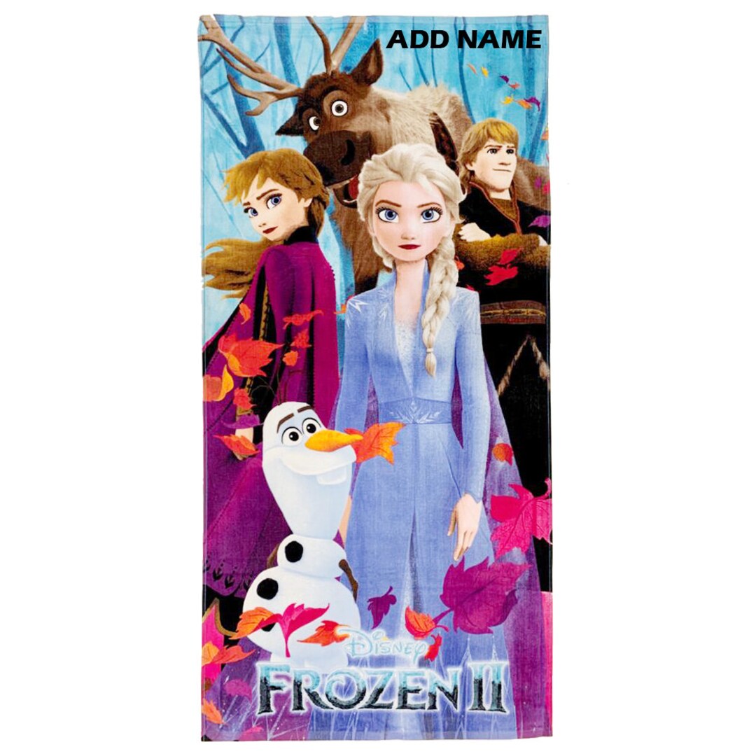 Personalized Disney Pool / Beach Towel Frozen - Etsy