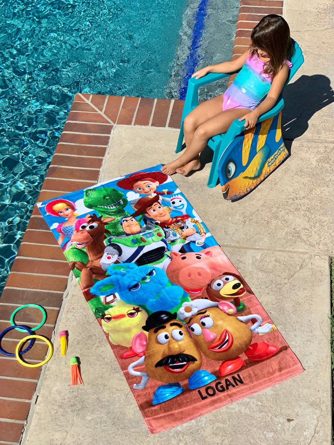 Personalized Pool / Beach Towel Jojo Siwa With Unicorn | Etsy