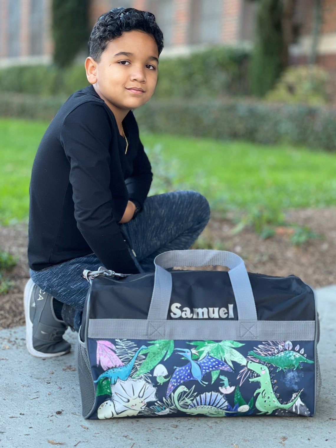 Personalized Duffel Bag for Kids - Travel, Sleepover Overnight Bag ...