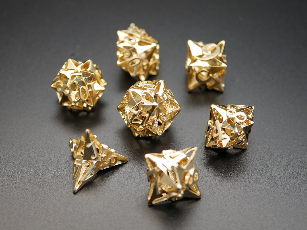 Pinwheel Dice Set With Decader in Cast Brass - Etsy