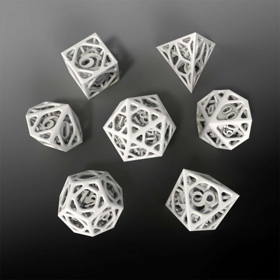 Cage Dice .STL Print Files - Etsy