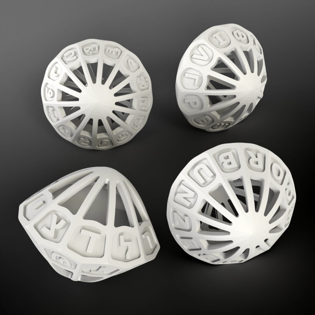 Alphabet Dice .STL Print Files - Etsy
