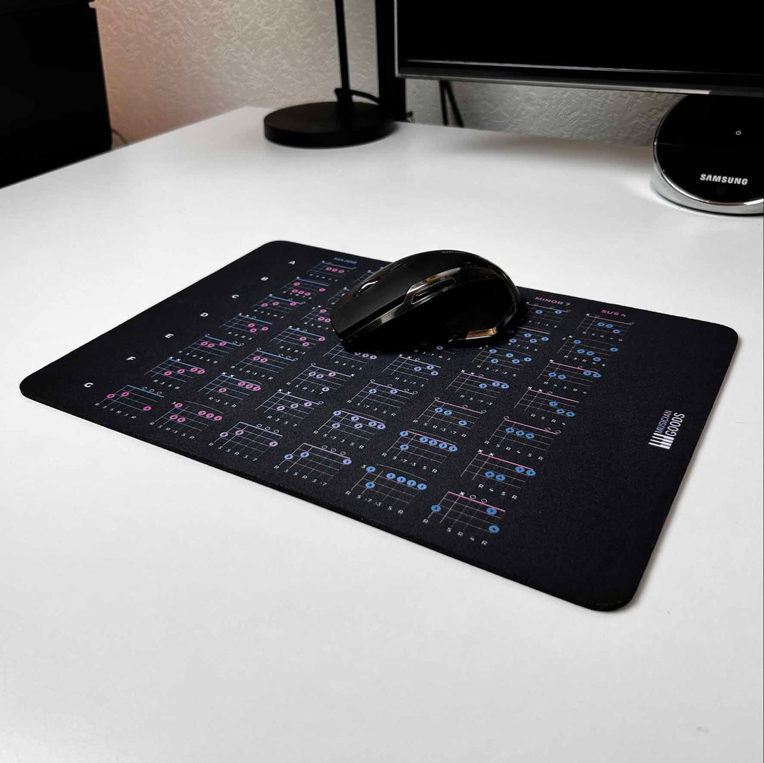Guitar Chords Chart Mousepad - Etsy