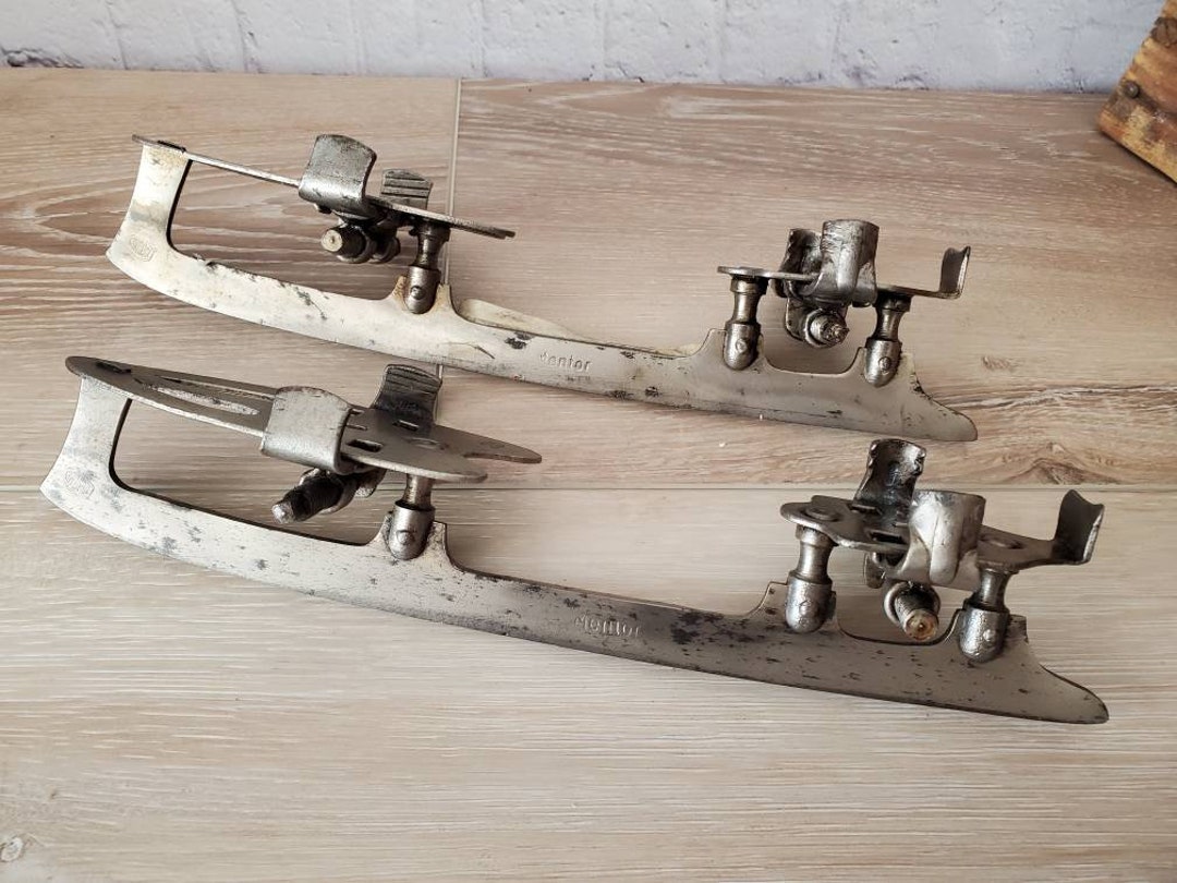 Vintage Hockey Skates Clamp Front and Back. Mentor Kovopal - Etsy