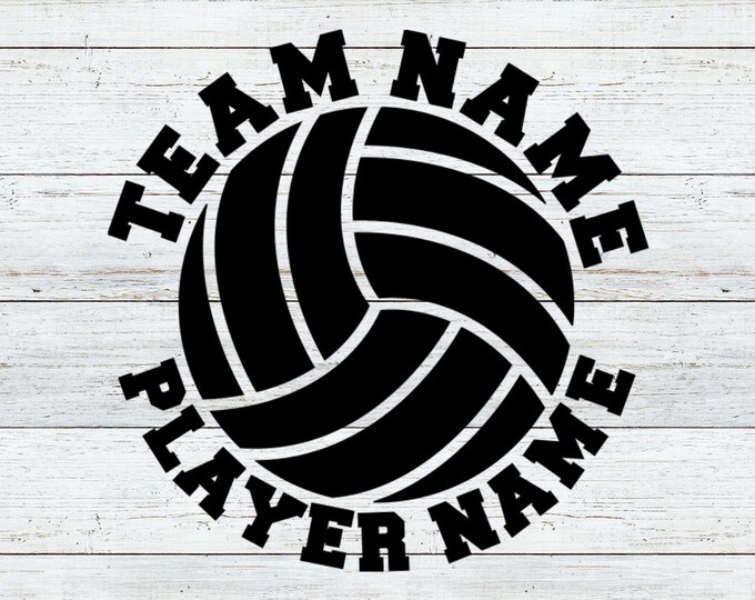 Personalized Volleyball Decal | Volleyball Sticker | Volleyball Team ...